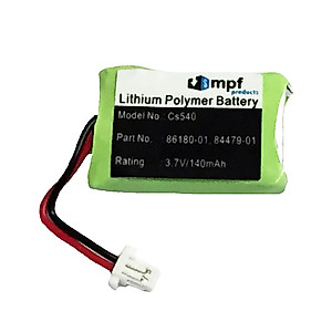 MPF Products 140mAh 86180-01 84479-01 Battery Replacement Compatible with Plantronics CS540, CS540A, CS540-XD & C054 Wireless Headsets