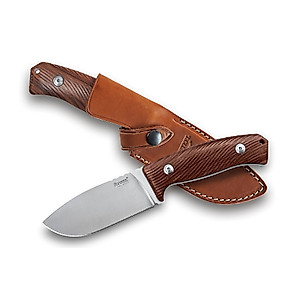 Lion Steel LIONSTEEL M3 ST Bushcraft Fixed Blade Knife Niolox Stainless and Santos Wood Hunting Knives