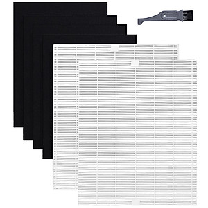 I clean Replacement for Coway AP-1512HH Mighty Air Purifier Filter Compatible with Coway AP-1512HH 3304899 AP1512HH AP1512 1512 1512HH (2 Premium HEPA Filter and 4 Carbon Pre-Filters)