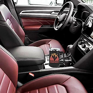 40 oz Tumbler with Handle and Straw Not A Hugger Tumbler with Lid and Straw Insulated Tumbler Stainless Steel Tumblers