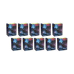 Dragon Shield Sleeves – Dragon Shield Limited Edition Brushed Art: Batman 100 CT - MTG Card Sleeves are Smooth & Tough - Compatible with Pokemon & Magic The Gathering Cards