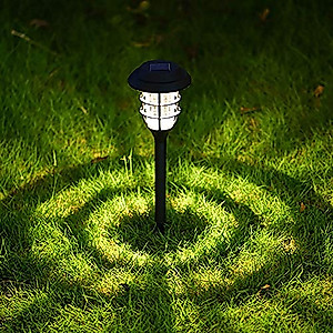 Garden Lights Solar Powered Solar Garden Lights，Solar Lights Outdoor，Home LED Solar Waterproof Garden Decoration Lawn Street Lamp, Suitable for Courtyard, Garden Outdoor-Post-Lights