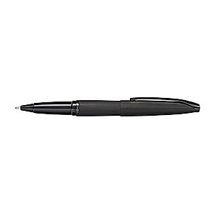 Cross ATX Brushed Metallic Refillable Gel Ink Rollerball Pen, Medium Rollerball, Includes Premium Gift Box - Brushed Black