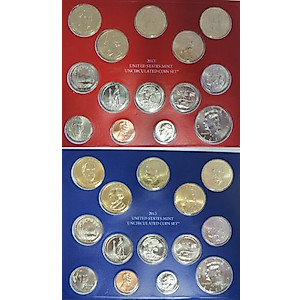 2013 US Mint Uncirculated 28-Coin Set With Burnished Dollars