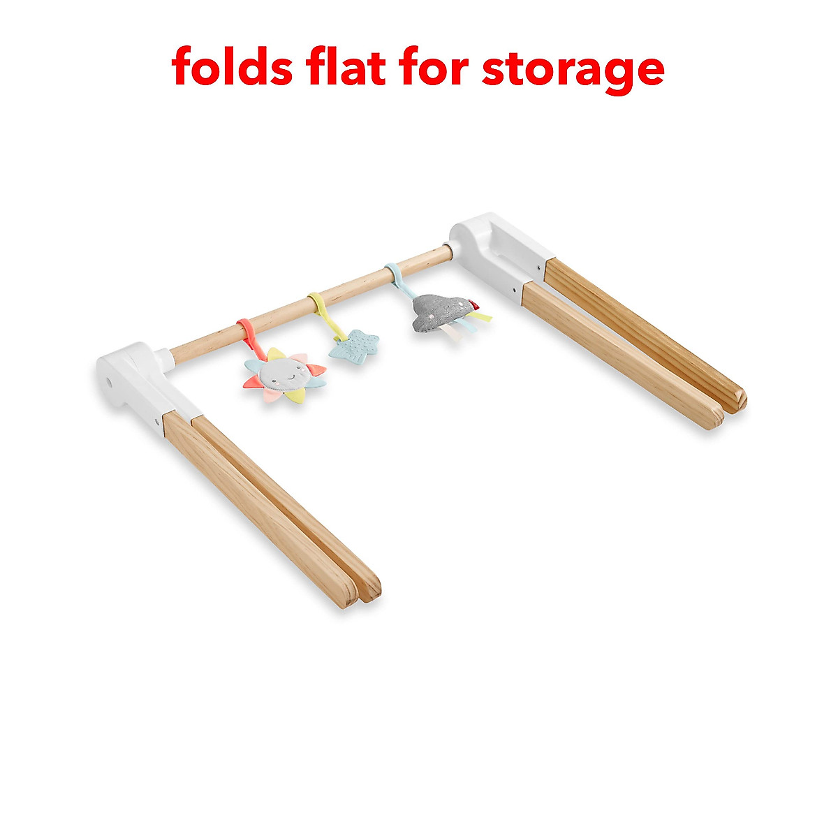 Skip Hop Wooden Baby Gym, Silver Lining Cloud Activity Gym