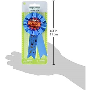 Stylish Multicolor "Happy Birthday to Me" Award Ribbon - 5.5" (1 Pc.) - Unique & Premium Quality Design - Perfect for Self-Gifting & Birthday Milestones