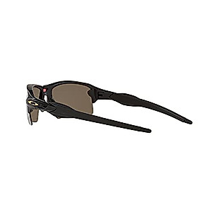 Oakley Men's OO9188 Flak 2.0 XL Rectangular Sunglasses, Matte Black/24K Polarized, 59 mm