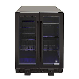 Vinotemp EL-BWC102-02 Touch Screen Beverage Wine Cooler, Black