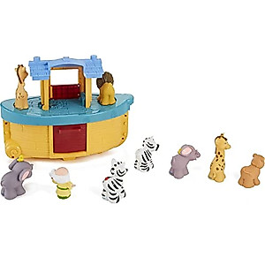 Fisher-Price Little People Noah's Ark playset with 9 figures for toddler and preschool pretend play ages 1 to 5 years