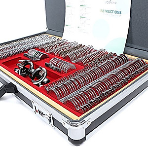 UCanSee High Qualtiy 266 Trial Lens Set Optical Kit Metal Rim Wood Frame Aluminum Box