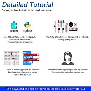 Freenove Ultimate Starter Kit for BBC Micro:bit (Not Included, Work with V1 & V2), 316-Page Detailed Tutorial, 224 Items, 44 Projects, Blocks and Python Code