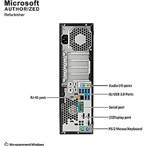 HP Z240 SFF Workstation Desktop PC, Intel Core i5-6500 up to 3.40GHz Processor, 16GB DDR4 RAM, 512GB SSD, HDMI, WiFi & Bluetooth, USB 3.0, Windows 10 Pro (Renewed)