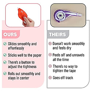 Mr Pen- Correction Tapes, Pack of 7, Correction Tape White Tape, Tape Eraser, White Correction Tape, White Tape, White Out, Wipe Out Tape, Wide Out Tape, Correction Tape Wide, Correction Tape Eraser