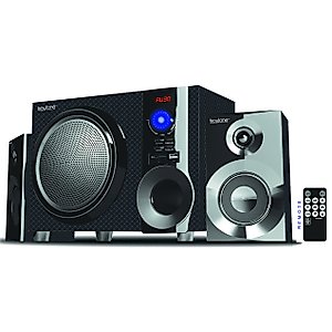 Boytone BT-210FD, Ultra Wireless Bluetooth Main unit, Powerful Sound with Powerful Bass System 30 watt, Excellent Quality Clear Sound & FM radio, with Remote Control Aux Port, SB/SD/ for Smartphone's , Tablets , Desktop Computers , Laptops ,Black Color