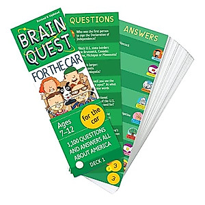 Brain Quest for the Car: 1100 Questions and Answers to Challenge the Mind. Teacher-approved! (Brain Quest Decks) (Brain Quest Smart Cards)