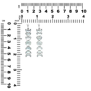 Starborn Mother of Pearl Moon Phases Pendant handcrafted in fine Sterling Silver.