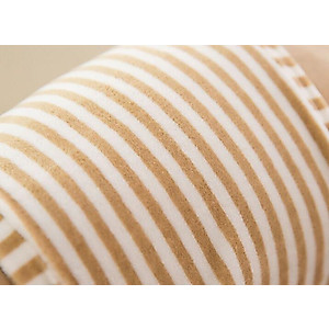 MMTTAO Polar Bear Plush Toy, 14" Brown Sleeping Stuffed Animal, Soft Huggable Doll for Kids & Adults