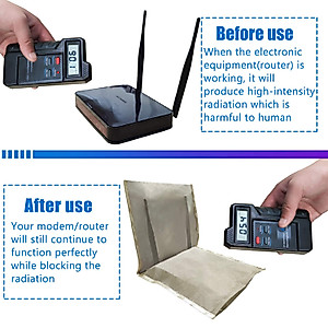WiFi Router Cover Case, Electromagnetic Exposure Protective Cover US Guard 14IN x 16IN