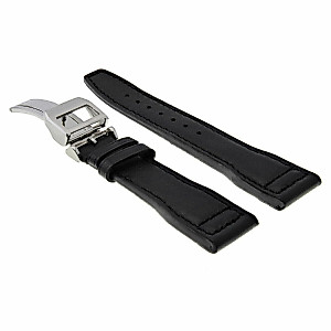 Ewatchparts 20-21-22-23MM LEATHER WATCH BAND STRAP COMPATIBLE WITH IWC PILOT PORTUGUESE TOP GUN + CLASP