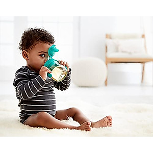 OXO Tot Transitions Soft Spout Sippy Cup with Removable Handles, Teal, 6 Ounce