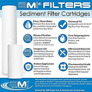5 Micron Sediment Filter | Fits 10"