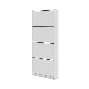 Tvilum, White Bright 4 Drawer Shoe Cabinet
