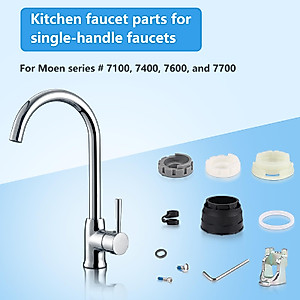 93980 Kitchen Faucet Repair Kit Replacement Handle Mechanism Kit for Moen One-Handle Kitchen Faucet Repairs
