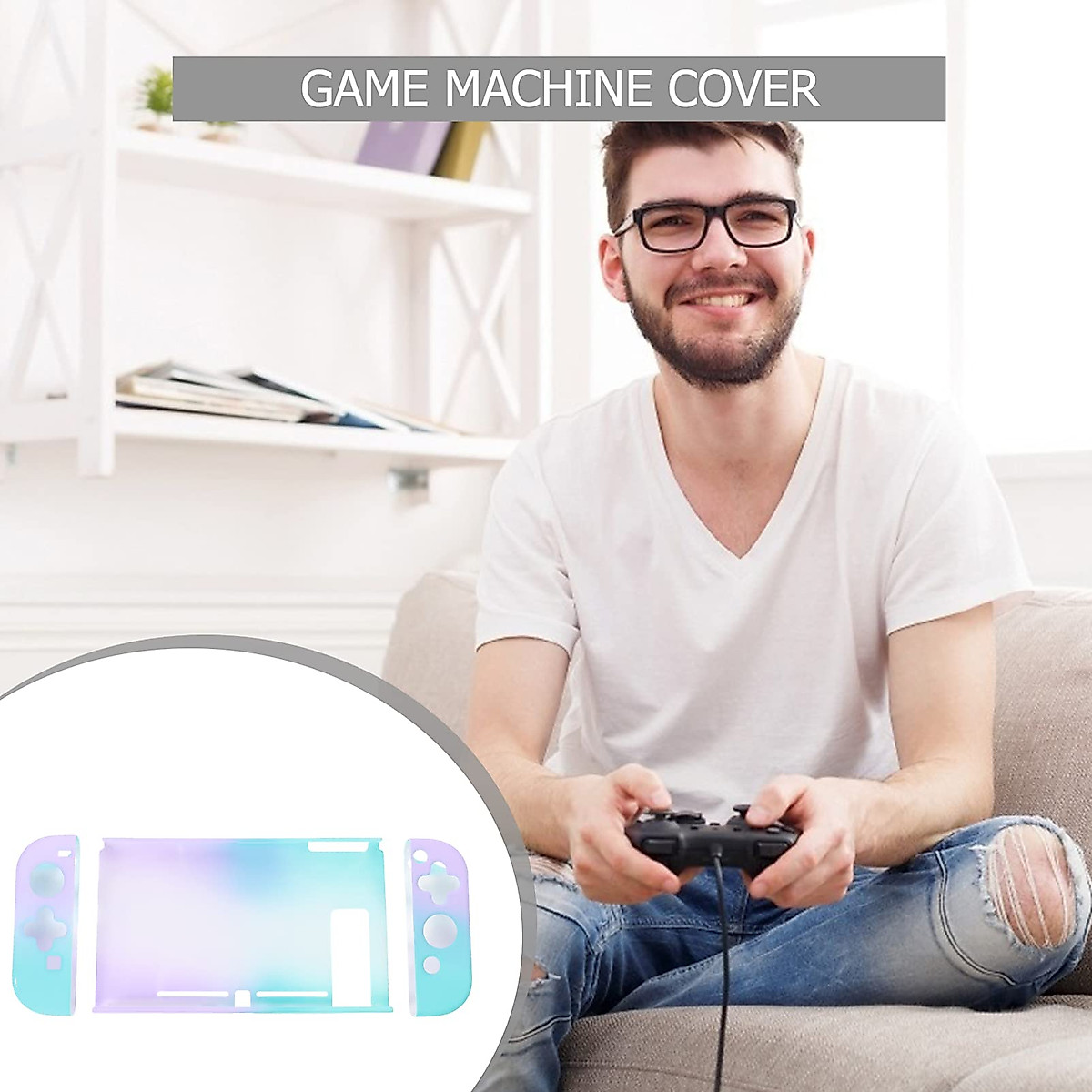 SOLUSTRE case Gaming Stand Plastic Game Machine Protector Hard Game Machine Case Hard Game Console Case gamebou Plastic Game Console Case Plastic Enclosure Cover PC