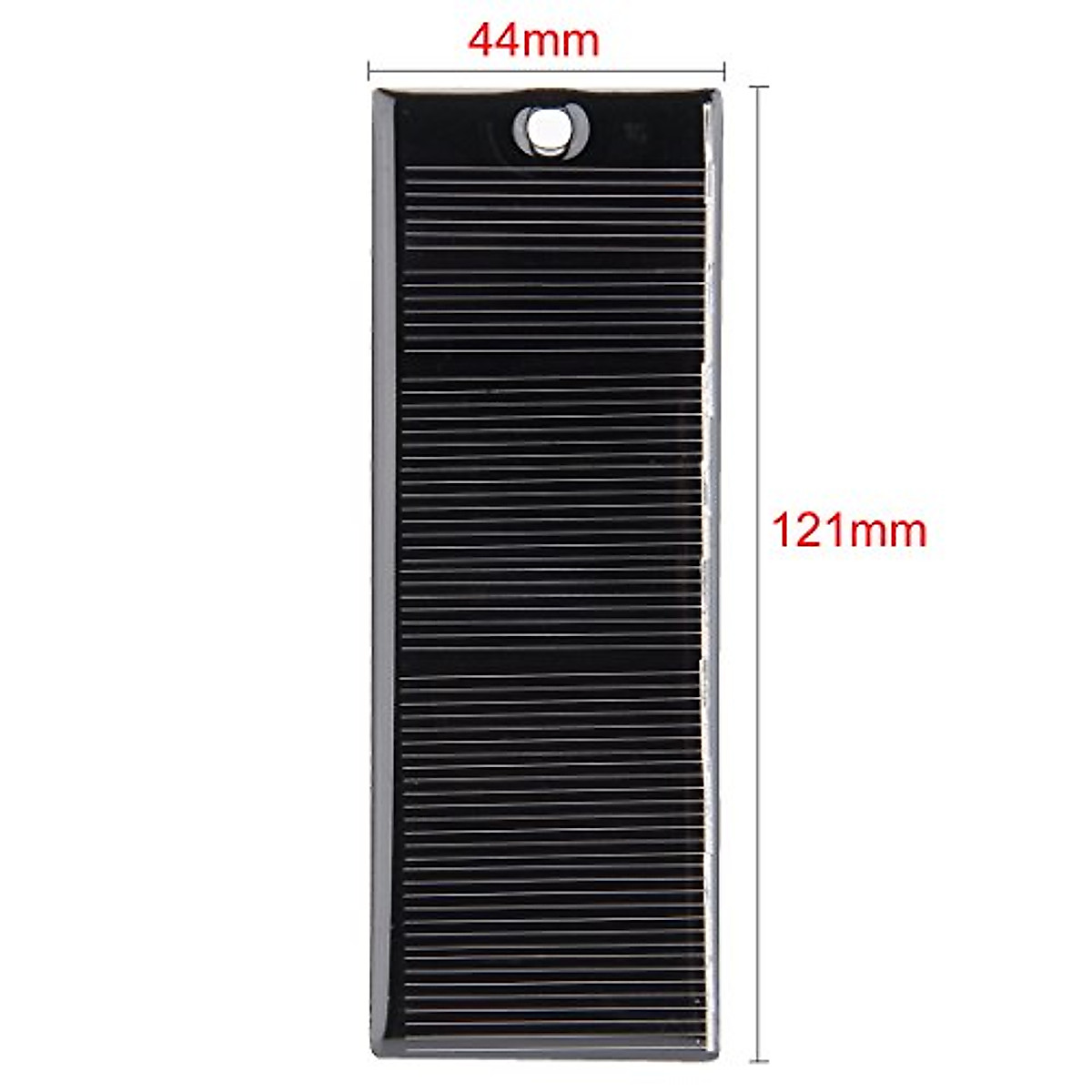 uxcell 5Pcs 4.5V 130mA Poly Mini Solar Cell Panel Module DIY for Light Toys Charger 44mm x 121mm