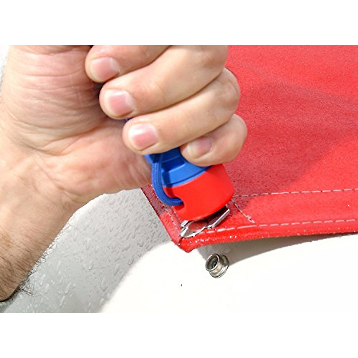 Boat Canvas Snaps 3/8" Inch Diameter, 8 x 3/8" Screw (20 Pack), Stainless Steel Corrosion Resistant Deep Cut Drive Coarse Thread Screw, by Bolt Dropper