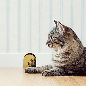 12 Pieces Mouse Hole Wall Sticker for Wall 3D Mouse Hole Wall Decal Mouse Reading Book in Wall Sticker Mural Realistic DIY Home Decal Animal for Home Nursery Wall Decor