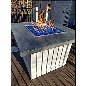 Onlyfire All-in-One Natural Gas Fire Pit Ignition System Kit (Includes Electronic Igniter, Key Valve, PVC Hose, Fittings)