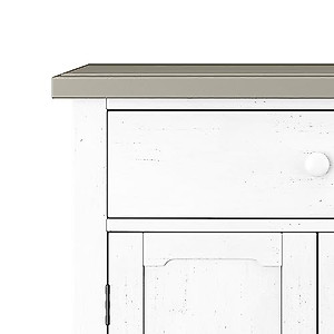 Hillsdale Furniture Hillsdale Clarion Server Distressed Gray/Sea White