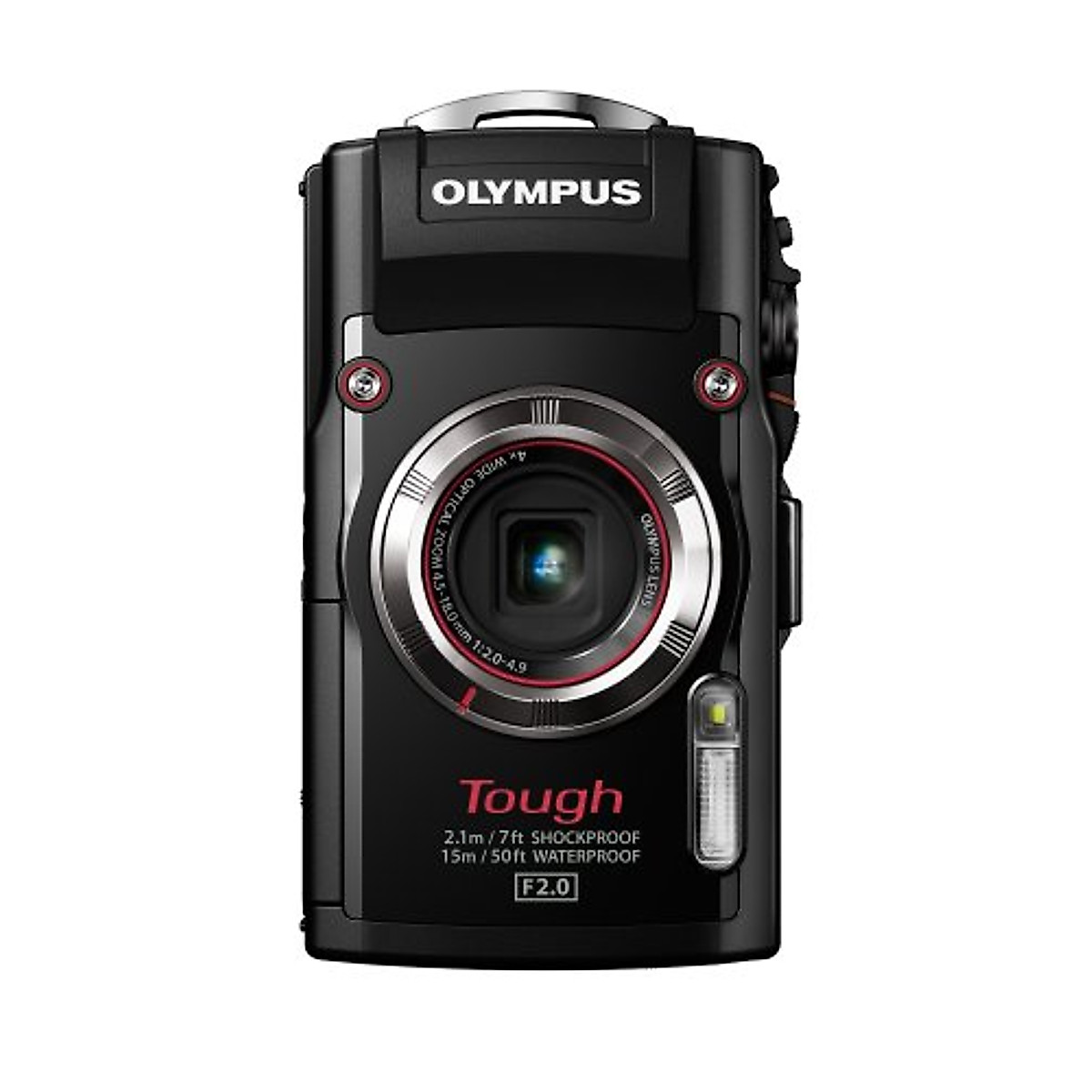 Olympus TG-3 Waterproof 16 MP Digital Camera (Black) - International Version (No Warranty)