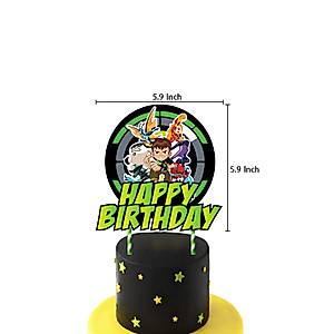 Movie Party Supplies Birthday, Movie Birthday Party Supplies Set Includes Happy Birthday Banner, Movie Cake Toppers, Birthday Balloons for Kids Birthday Decorations