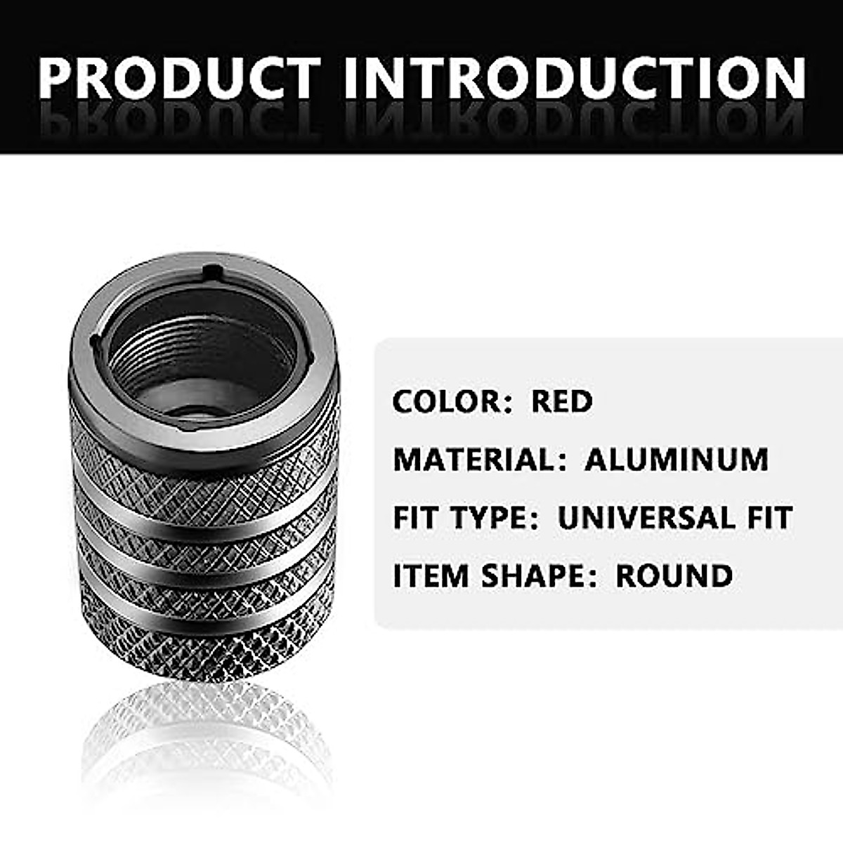 GKmow Pack-5 Tire Valve Stem Cap Cover, Dog Paw Tire Caps Leak-Proof Corrosion Resistant Alloy for Car Motorcycle (Gray)