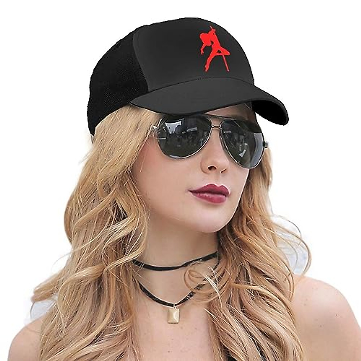 Pole Dancer Stripper Baseball Cap Adjustable Size for Running Workouts and Outdoor Activities All Seasons Trucker Hat Black