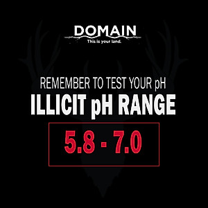 Domain Outdoor Illicit Food Plot Seeds, Fast Growing Variety of Deer Radish, Perfect Seed for Spring, Summer or Fall, Leafy Greens, Sugar-Filled Tap Root, Up to 8 Tons of Forage Per Acre, 1/2 Acre