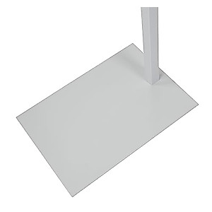 SSWBasics White Adjustable Single Costumer (Adjustable from 48" to 72")