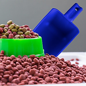 Vikan Remco 63003 Color-Coded Plastic Hand Scoop - BPA-Free Food-Safe Kitchen Utensils, Restaurant and Food Service Supplies, 16 oz, Blue