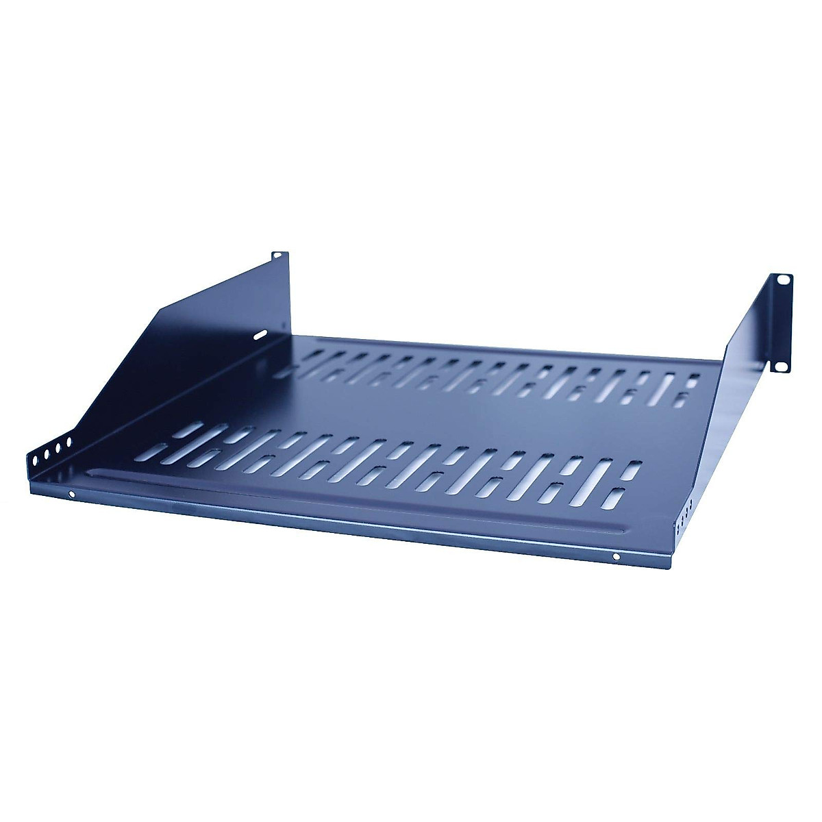 RAISING ELECTRONICS 19inch 2U Relay Rack Mount Cantilever Network Shelf 12inch Deep 40LBs Capacity