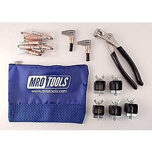 MRO TOOLS 1/4 Cleco Fastener Temporary Rivet, Welder's Clamp Auto Body Repair Kit (K6S10-1/4)