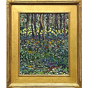 Magic Forest by Maracella Hirschy of the Miramontes, Original Acrylic on Linen, 20" x 16"