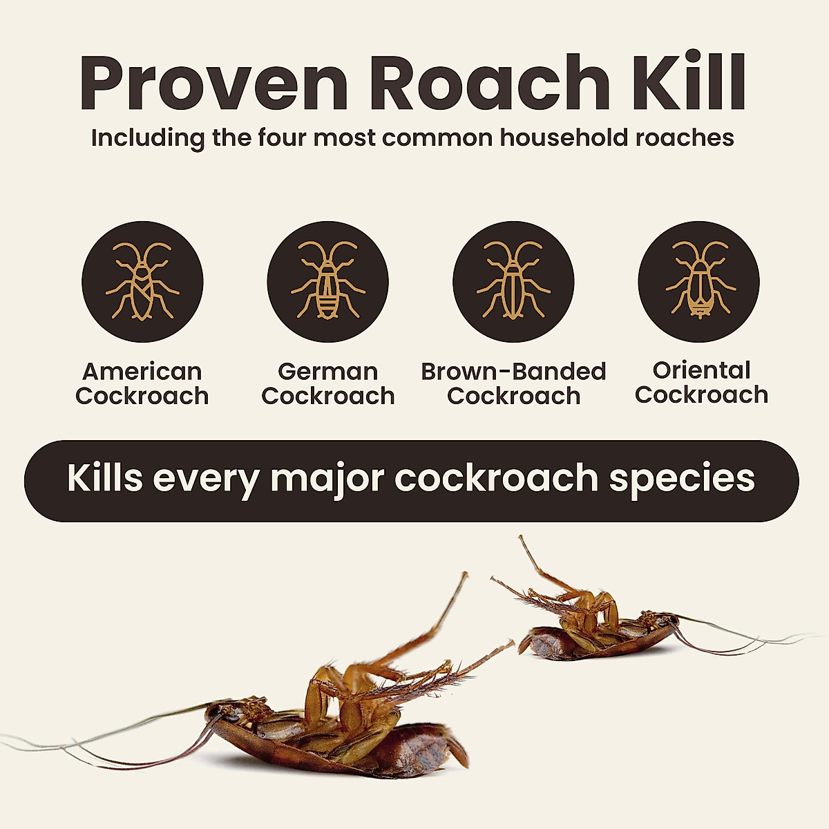 Ultimatum Pest Roach Gel Bait - 4-Pack Syringes for Indoor Infestation, Powerful Roach Killer Gel for Homes & Businesses, Combat Gel Bait for Cockroach Control, Efficient Roach and Ant Killer Indoors