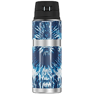 Jaws Ocean Tie Dye THERMOS STAINLESS KING Stainless Steel Drink Bottle, Vacuum insulated & Double Wall, 24oz