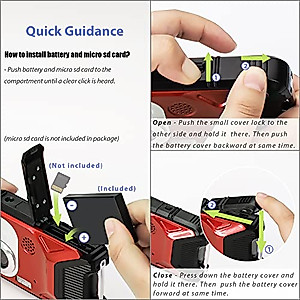 Waterproof Camera Underwater Camera for Snorkeling, Vmotal Full HD 1080P 21MP Kids Camera Rechargeable Digital Point and Shoot Cameras Vlogging Camera with 2.8 Inch Screen 8X Digital Zoom (Red)