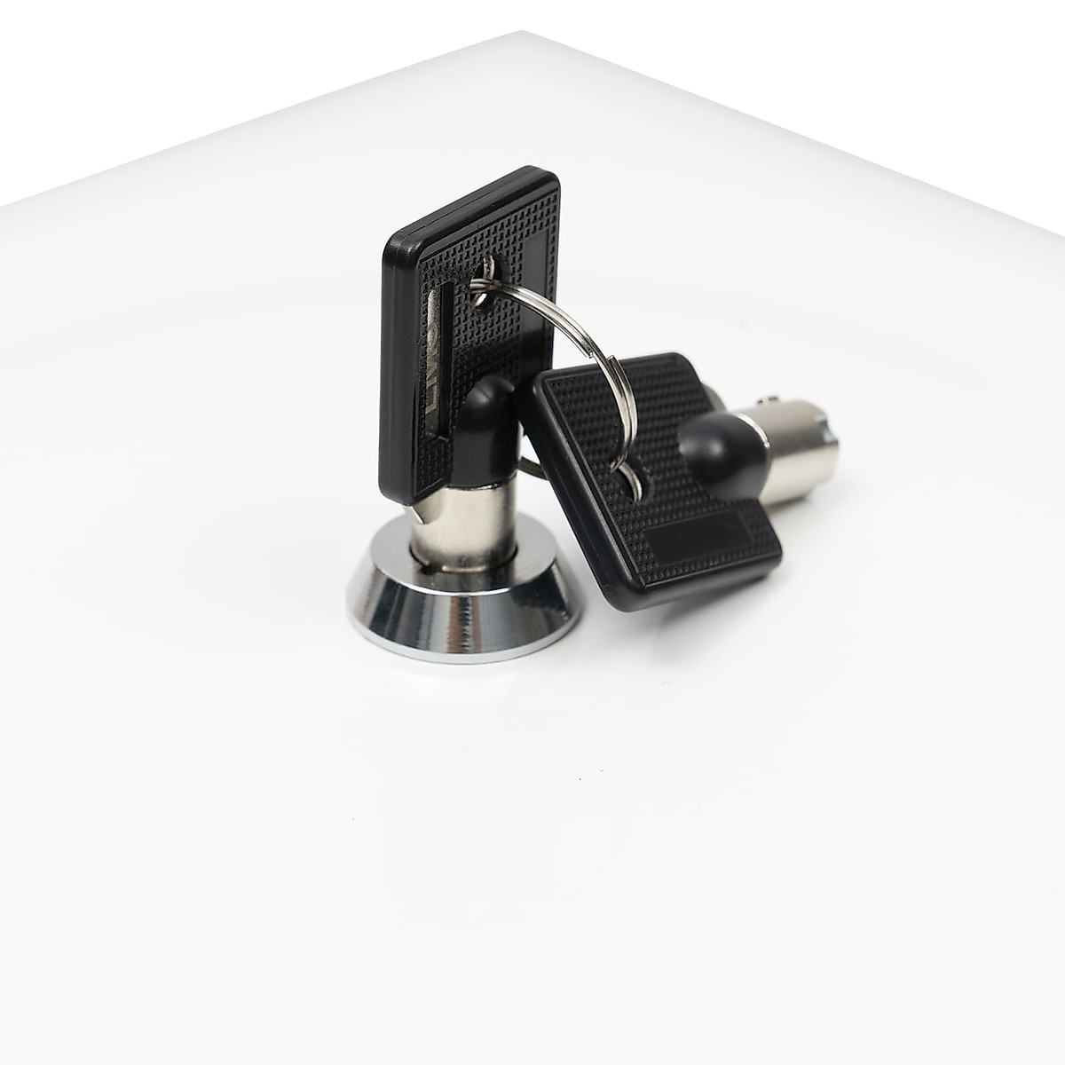 Silencear Vending Machine, 10.24”x10.24”x25.2” Commercial Gumball Vending Machine Gumball Bank Easy Installation Toy Vending Machine for Retail Stores, Amusement Parks, 25 Cents Only (White)