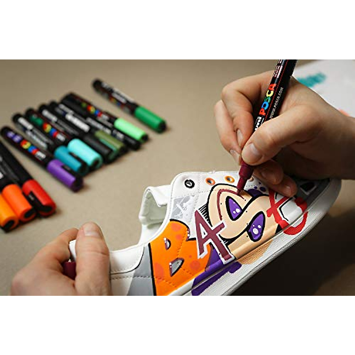 uni-ball 182522 Marker Uni POSCA Bullet Tip 1.8-2.5 mm Line Width Apricot