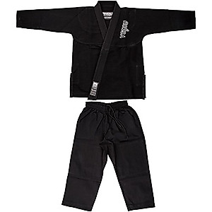 Venum boys Minimalist BJJ gi, Black, C1 US