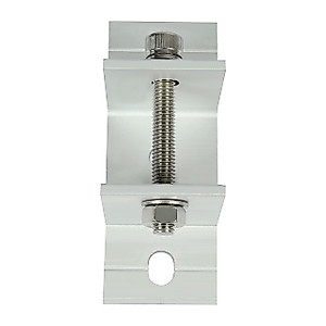 KUAFU Adjustable Solar Panel Tilt Mount Brackets Support up to 300W Solar Panel for Boats, RV, Roof on-Grid/Off-Grid Systems and Any Flat Surface Telescopic Bracket Solar Panel Pole Mount